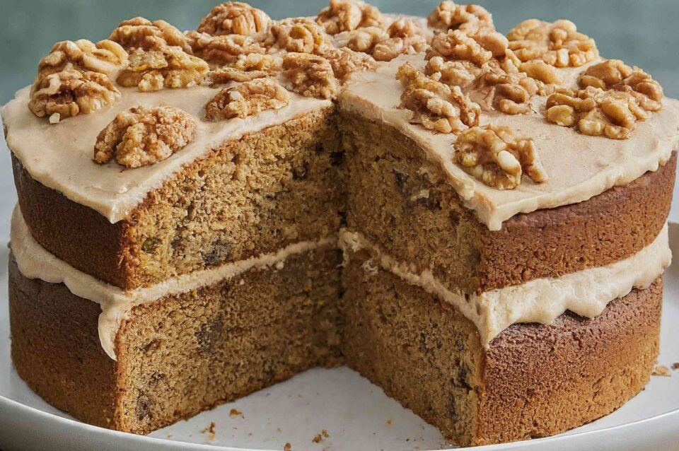 Mary Berry Coffee and Walnut Cake Recipe