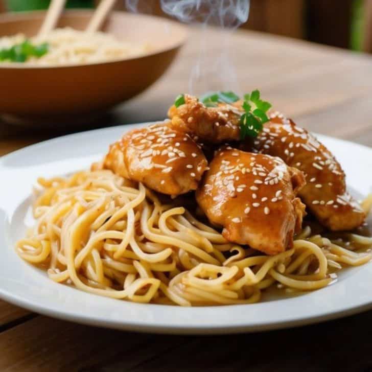 Yard House Sesame Chicken and Noodles Recipe